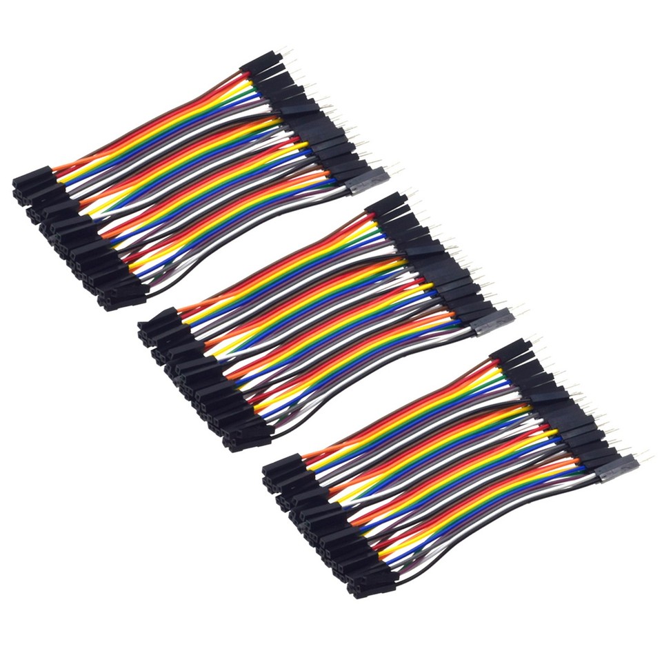Male to Female 1p-1p Pin Header Dupont Jumper Wire Cable For Arduino ...