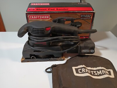 Craftsman 11692 1/3 Sheet Pad Sander | eBay