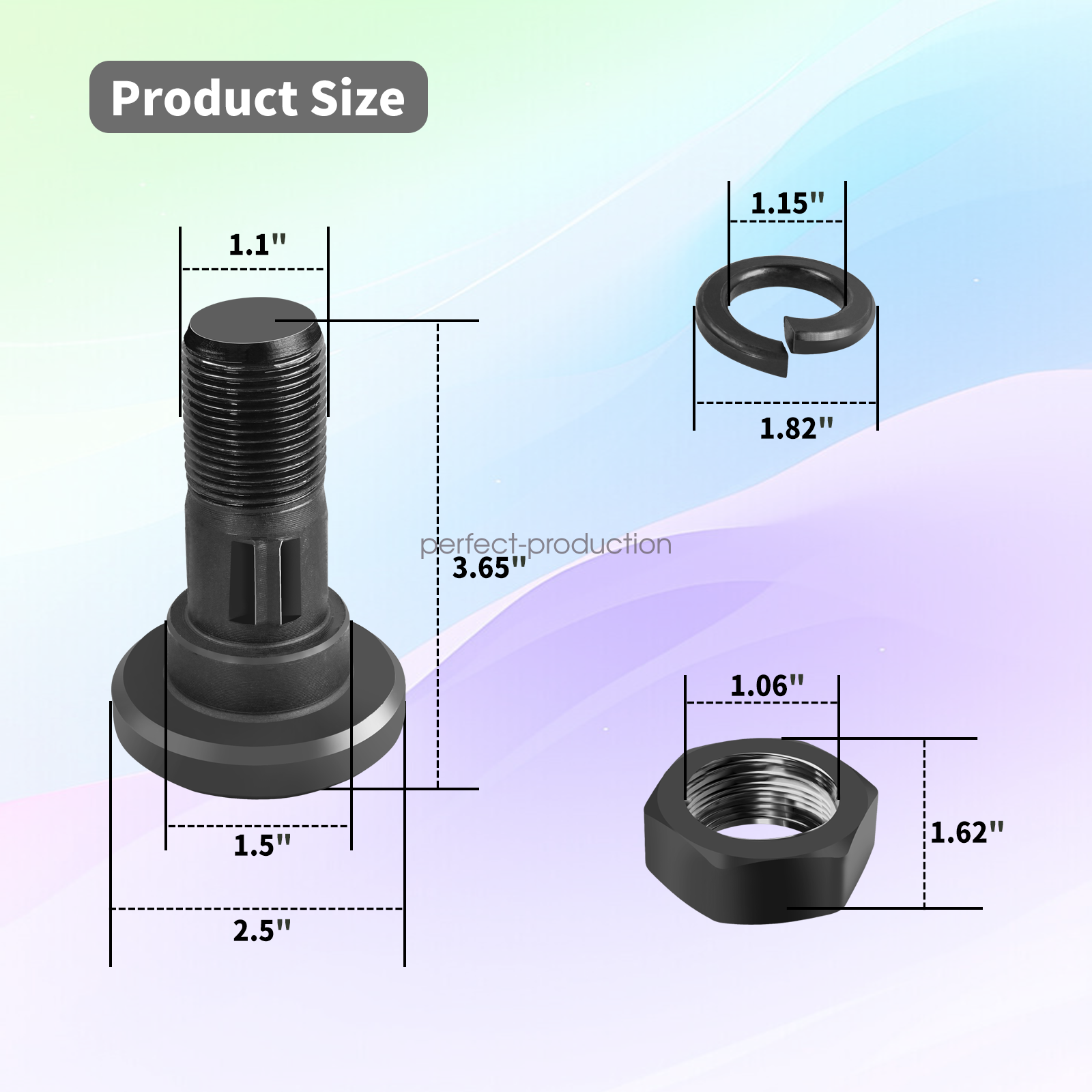For Bush Hog Rotary Cutter Blade Bolt Kit Code 63607 7919, 252BH, 20322 ...