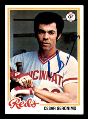 1978 Topps Baseball #354 Cesar Geronimo Signed Autograph (No COA) | eBay