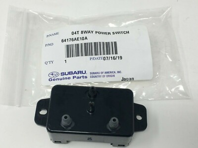 2001-2009 Subaru Driver Side Power Seat Switch Legacy Outback ...