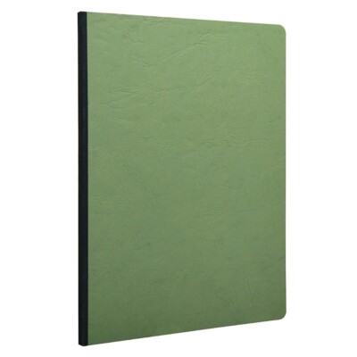 Clairefontaine Age Bag Cloth Bound Notebook A4 96 Sheets Plain Green ...