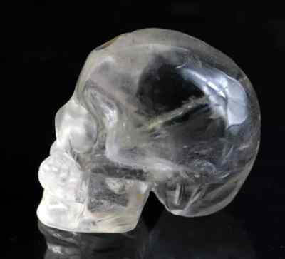 Statues & Figures - Human Skull Crystal Healing Reiki