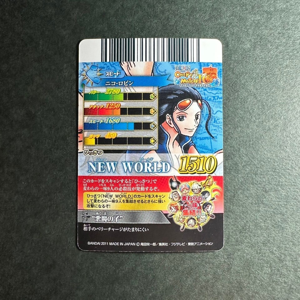 S0182 Nico Robin CP Holo Japanese One Piece Berry Match IC Carddass Card | eBay
