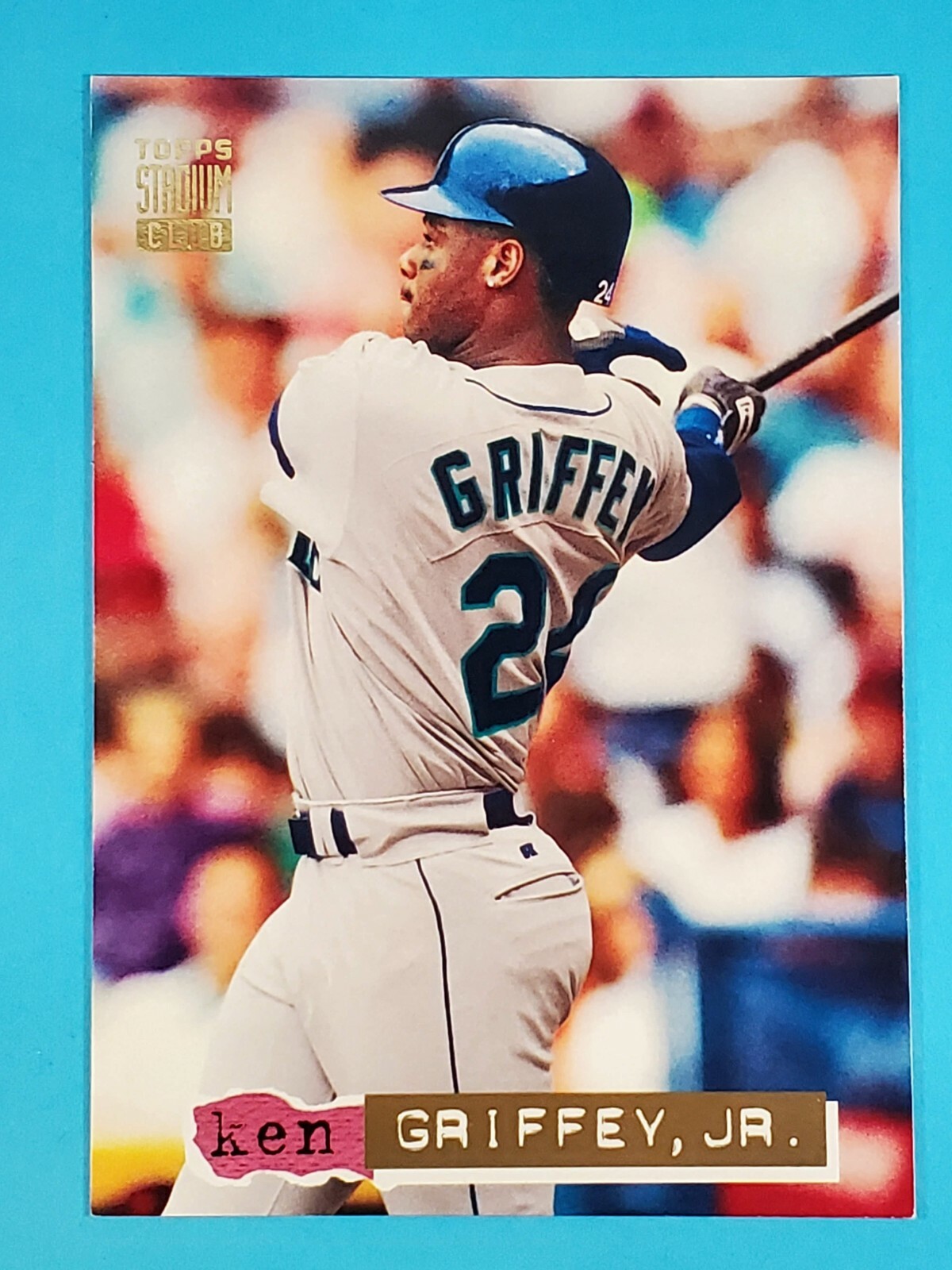 1994 Topps Stadium Club SUPERSTAR SAMPLER Ken Griffey Jr Mariners #85 ...