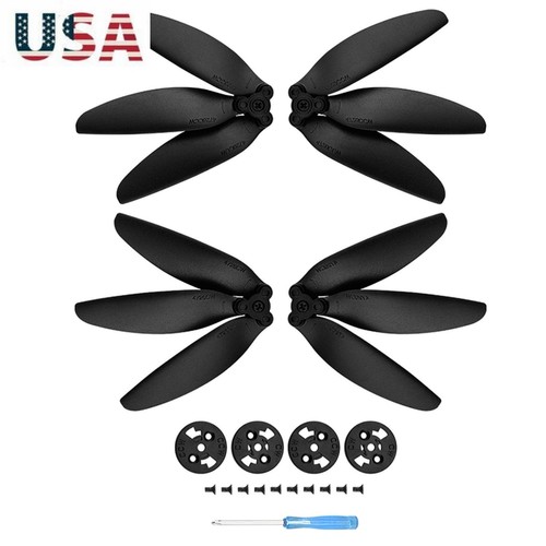 2Pair Light Folding 3-Blade Propeller W/ Base For DJI Mavic Mini 2/Mini Drone f | eBay