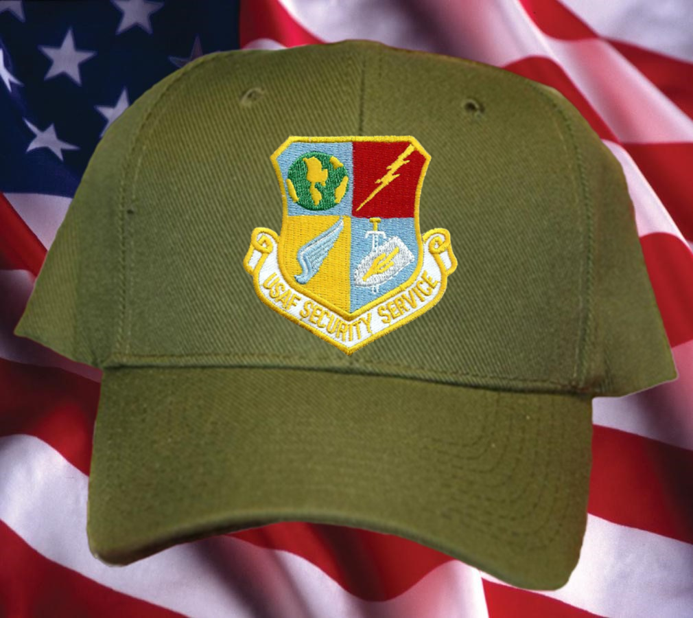 USAF SECURITY SERVICE HAT PATCH CAP US AIR FORCE VETERAN GIFT PIN UP ...
