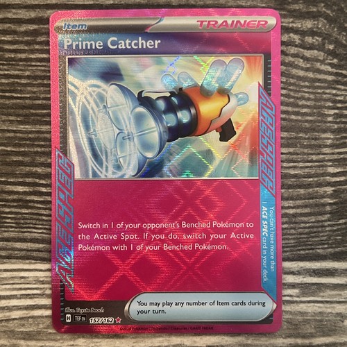 Pokémon Prime Catcher 157/162 Temporal Forces Holo Ace Spec Rare NM ...