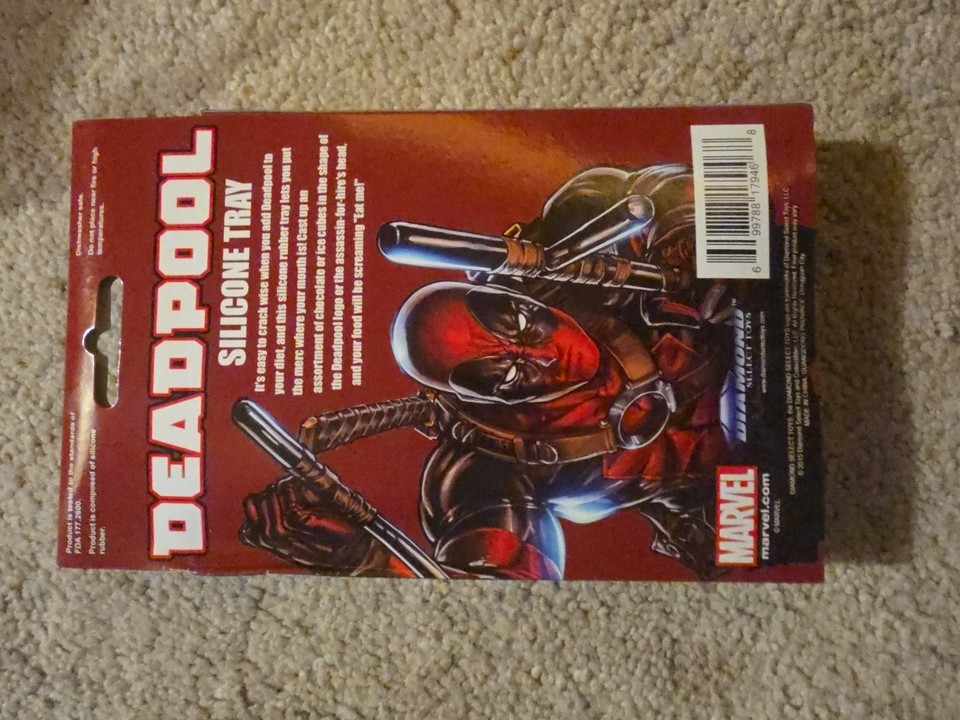 Deadpool Ice Tray Diamond Select Gelatin Chocolate Jello New | eBay