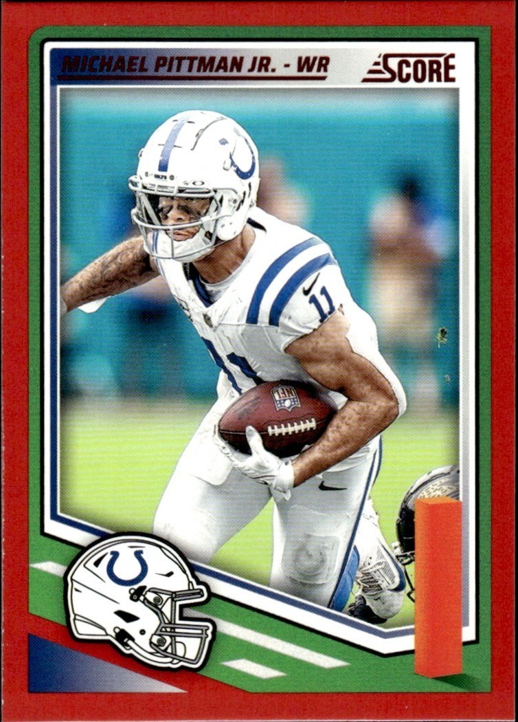 2025 Score - Michael Pittman Jr. #246 Red for sale online | eBay