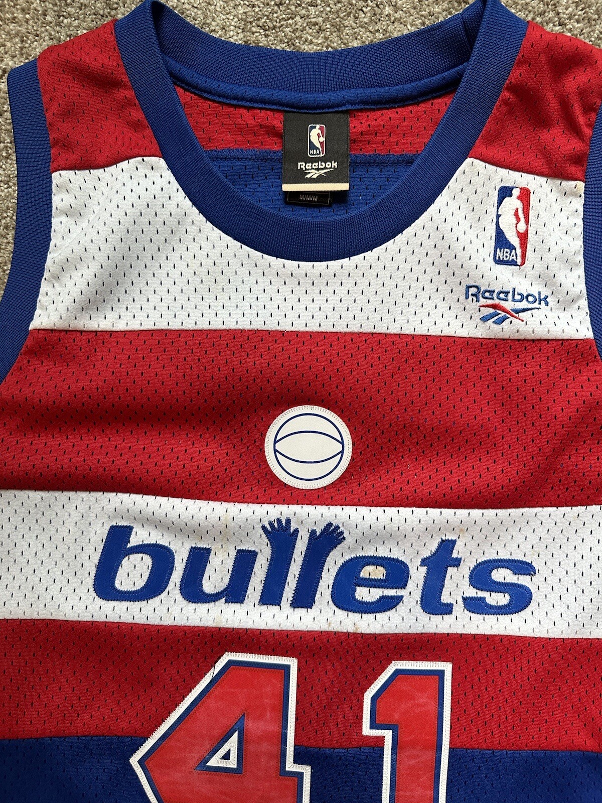 WES UNSELD Washington Bullets Swingman Jersey - Size M (Slight fade in ...