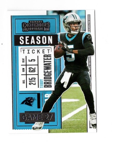 2020 Panini Contenders #87 Teddy Bridgewater Mint | eBay