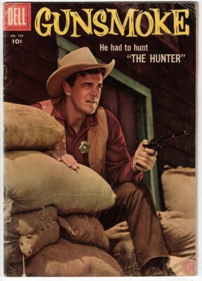 GUNSMOKE # 2 / FOUR COLOR # 720 (DELL) MATT DILLON - JAMES ARNESS PHOTO ...