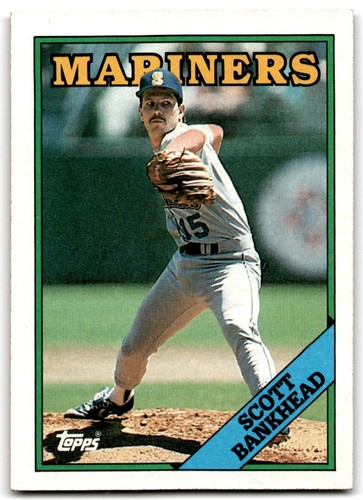 1988 Topps Baseball Card Scott Bankhead Seattle Mariners #738 | eBay