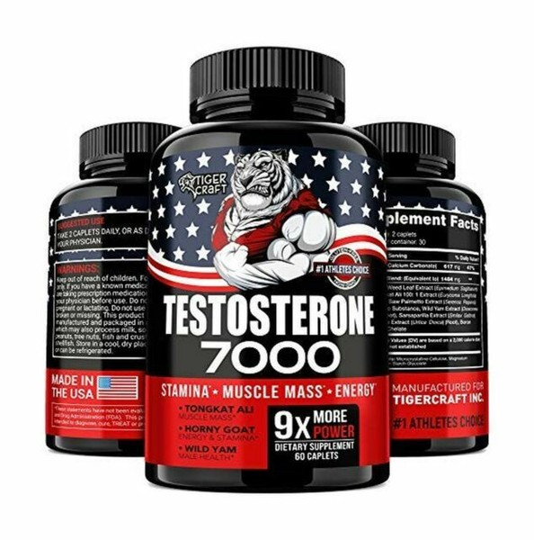 TigerCraft Testosterone 7000 Booster for Men - 60 Caplets online kaufen ...