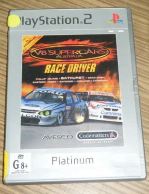 Playstation 2 PS2 Game - V8 Supercar Race Driver (Platinum) | eBay