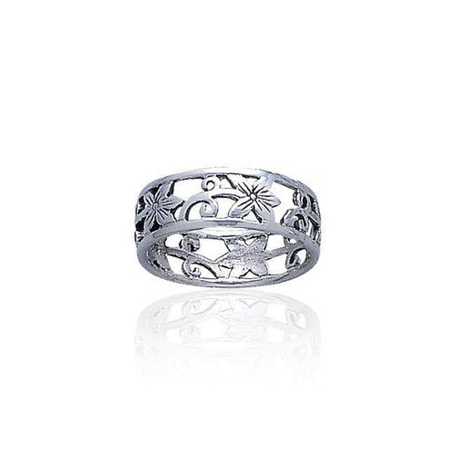 Flower Filigree 925 Sterling Silver Ring Nature Fine Jewelry | eBay