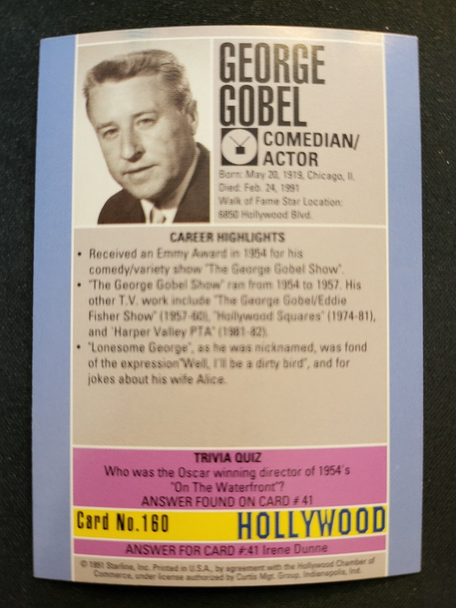 George Gobel 1991