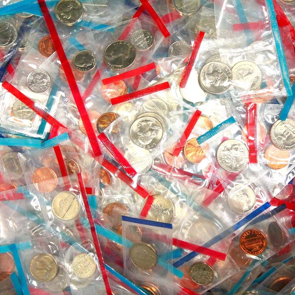Lot of 50 Mixed U.S. Mint Set Coins in Original Government Cello 4a | eBay