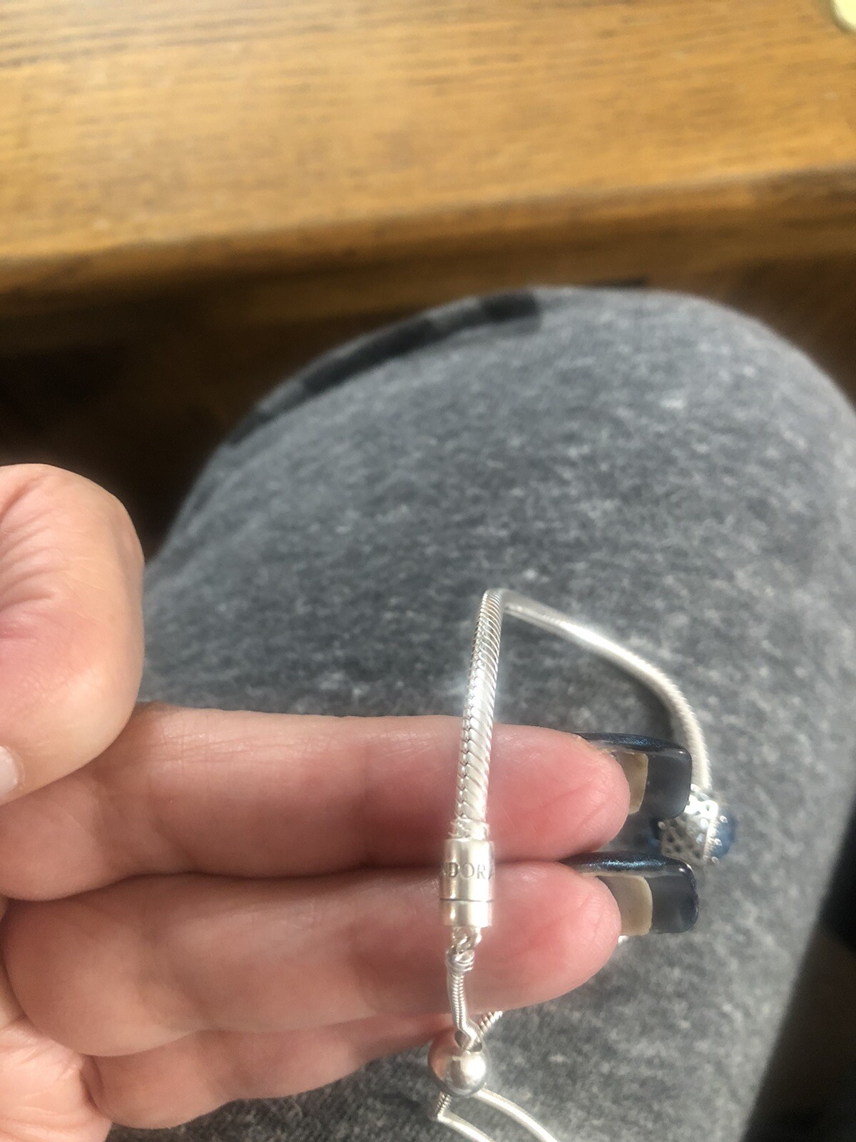 Pandora Moments Snake Chain Slider Bracelet (599652C01-2) 5700302979060 ...