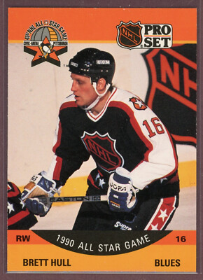 1990-91 Pro Set Hockey #342 Brett Hull AS (Blues) | eBay