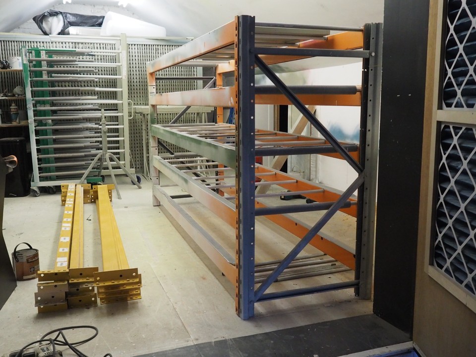 Heavy Duty Custom Paint Spray Drying Rack 2.7m x 750mm Link 51 | eBay UK