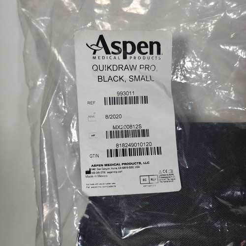 🔥 Aspen Quick Draw Pro Pain Relief Adjustable Back Brace Black Size ...