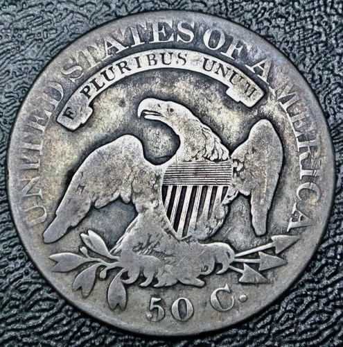 1824 4 over 4 - USA - 50 CENTS HALF DOLLAR - .8924 SILVER - Liberty ...