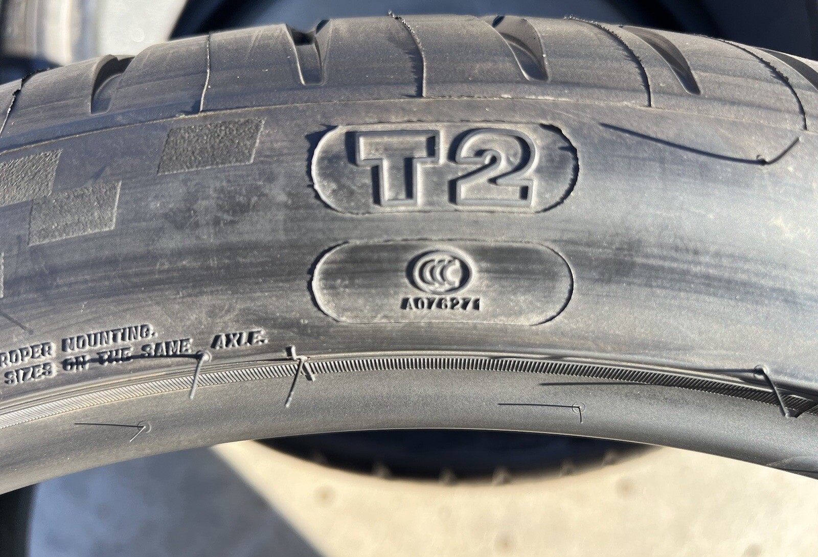 Set of TWO NEW 265/35ZR21 Michelin Pilot Sport 4S T2 Tesla Plaid ...