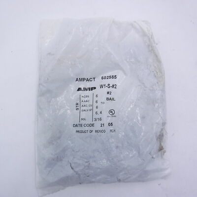 AMP W1-2 Ampact 602585 Stirrup Wedge Connector | eBay