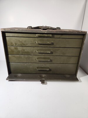 Antique WWII Era Military tool chest 5 drawer | eBay