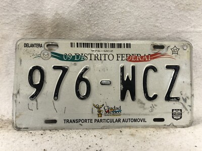 2015 Distrito Federal Mexico License Plate | eBay