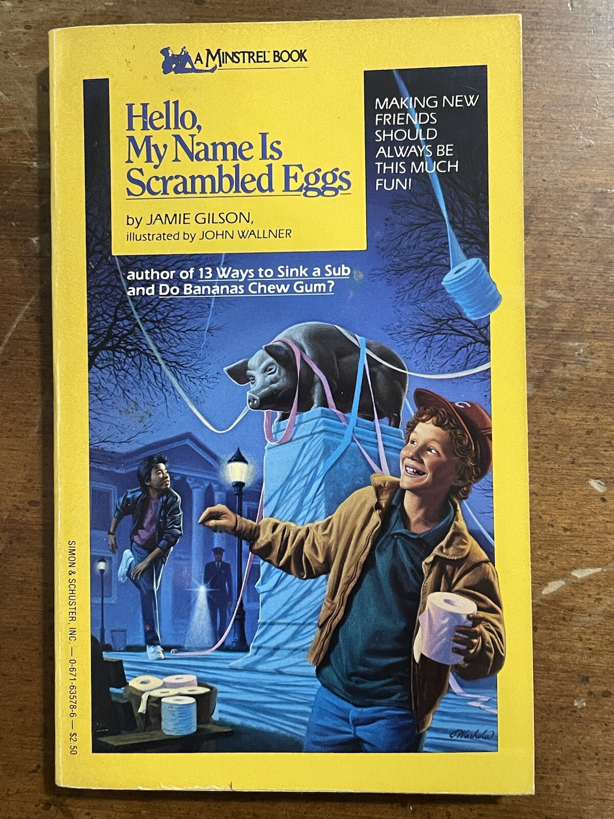 Hello, My Name Is Scrambled Eggs; by Jamie Gilson, 1st Minstrel print ...