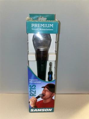 Samson R21S Premium Vocal/Presentation Microphone in Box with Cables ...