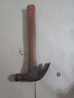 Vintage Belknap Bluegrass Claw Hammer RED HANDLE crusader | eBay
