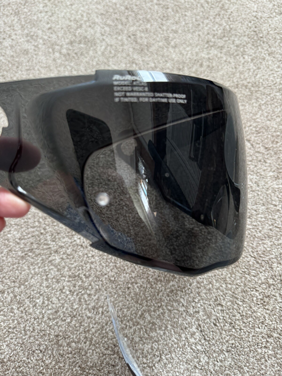 NEW RUROC ** LOT 5** ATLAS VISOR FACE SHIELDS ~ 5 Shields, 2 Sleeves | eBay