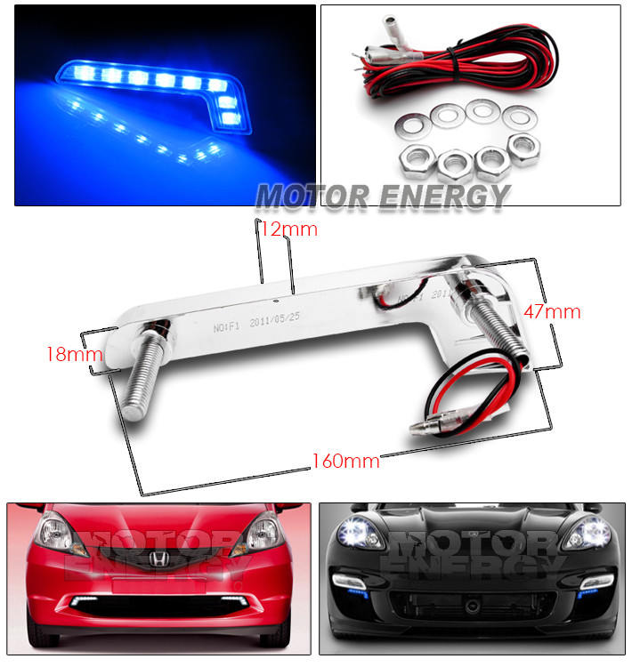 FOR 02-07 BUICK RENDEZVOUS BLACK HEADLIGHTS HEADLAMPS W/BLUE LED DRL ...