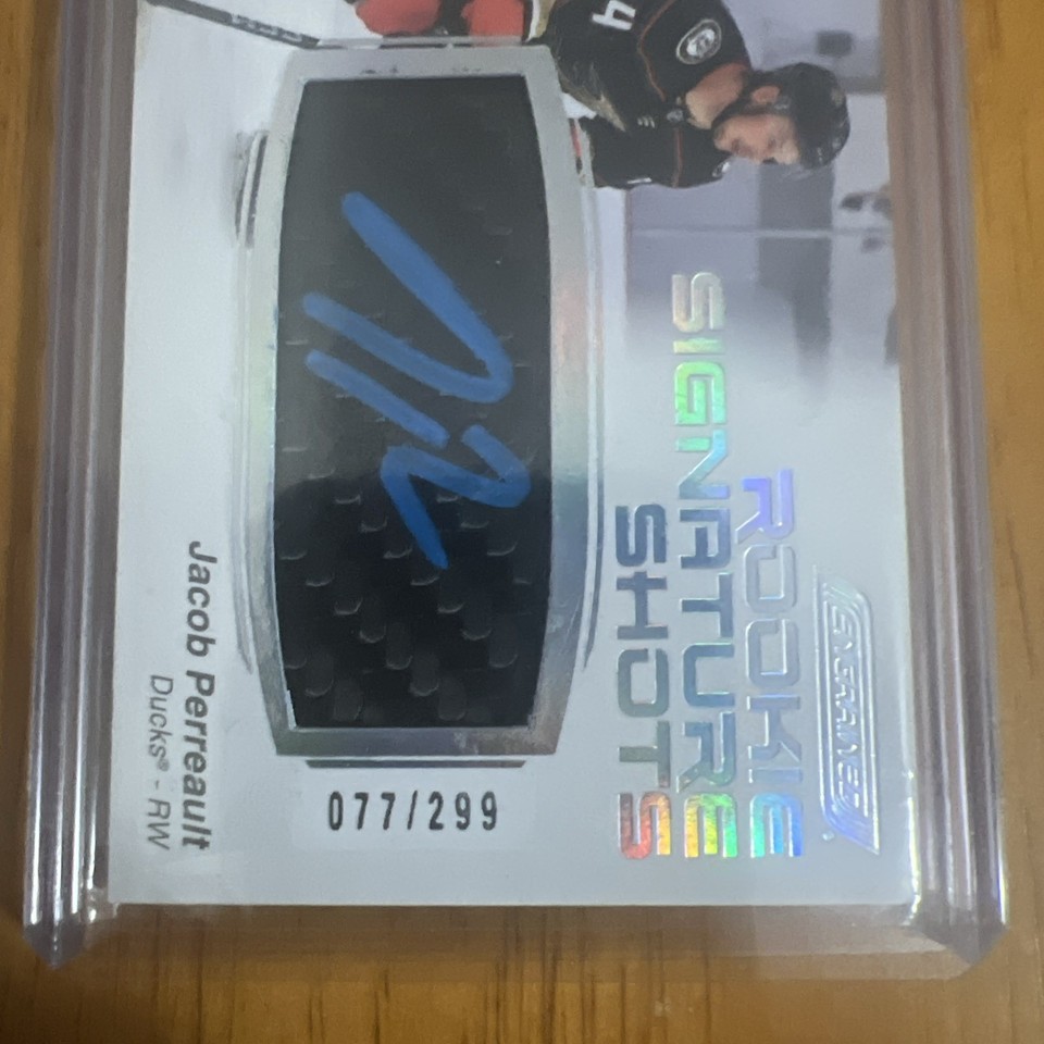 2023-24 Upper Deck Engrained #RSS-PJ Rookie Signature Shots Jacob Perreault /299 | eBay