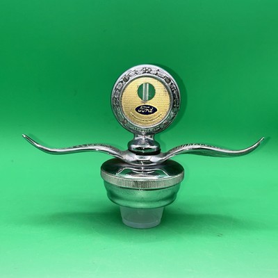 Model A Ford Flip Top Wing Radiator Cap Motometer Hood Ornament 1930 ...