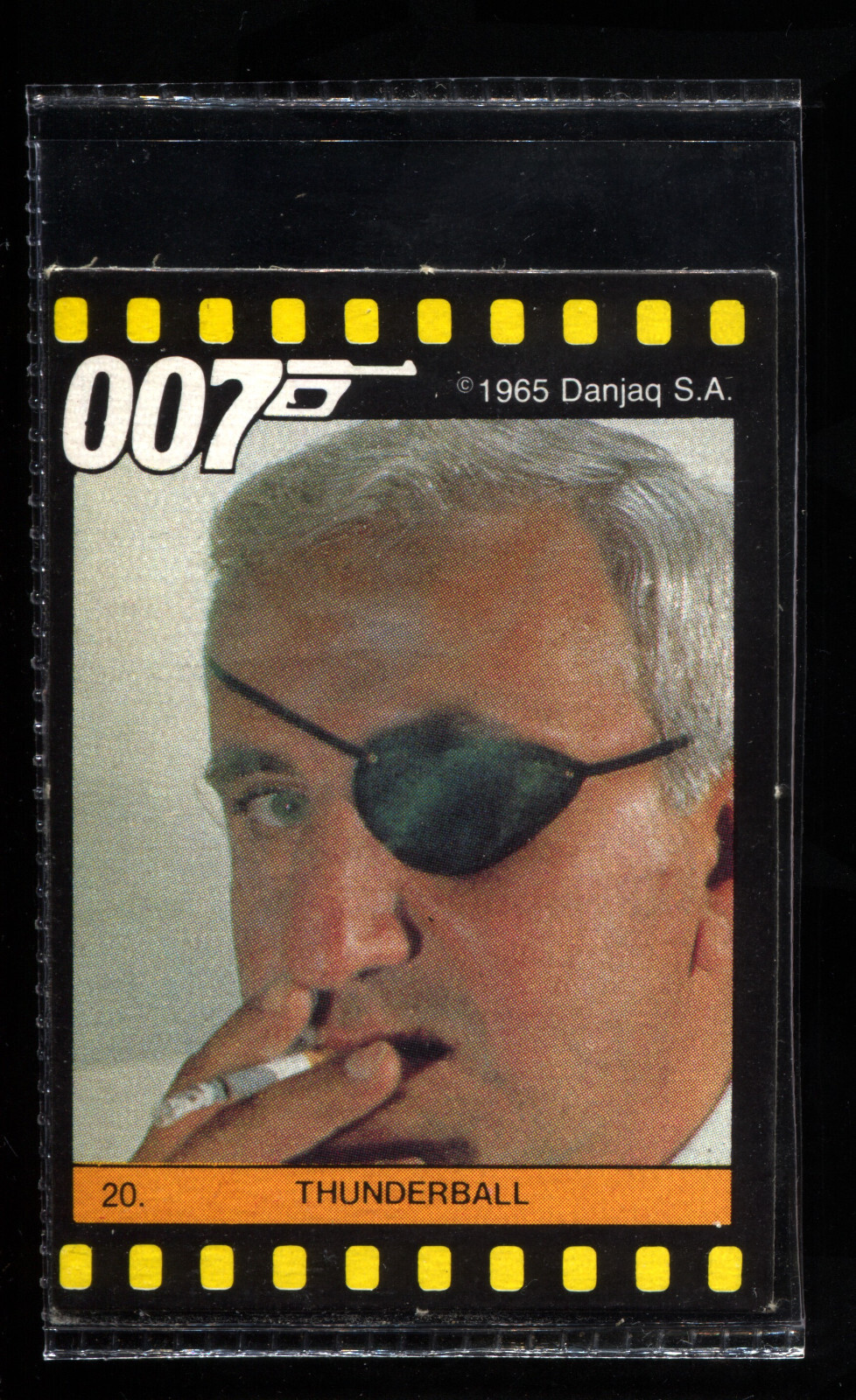 James Bond Thunderball Adolfo Celi Emilio Largo Vintage Film Trading ...