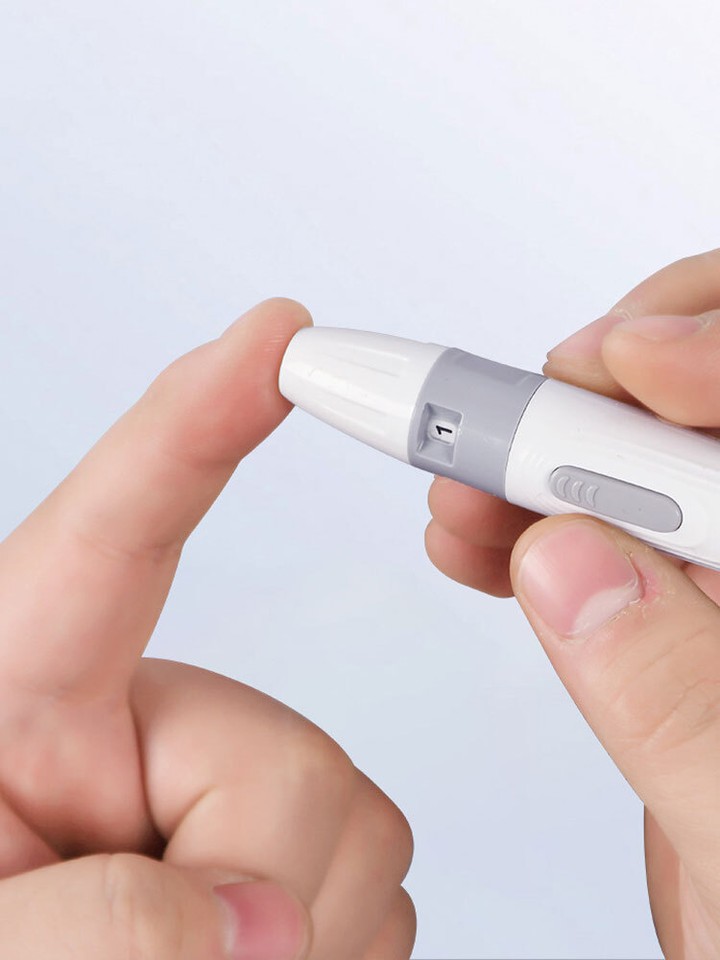 Lancet Pen Lancing Device Diabetics Adjustable Depth Blood Sampling ...