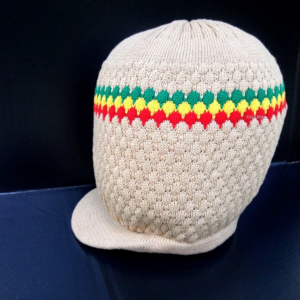 Rasta Rastafari Hat Cap Rastacap Reggae Jamaica Headwear Dreadlocks ...