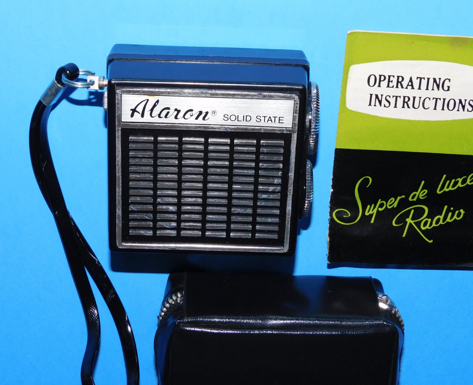 1960'S ALARON MODEL B-77 SOLID STATE RADIO w/ CASE & PAPERWORK!!!! | eBay