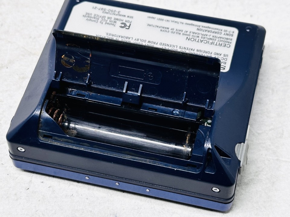 Sony MD Minidisc Player Recorder MZ-NF610 Type-S Royal Blue - WORKS ...
