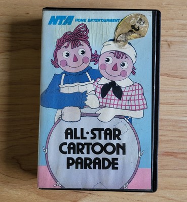 ALL STAR CARTOON PARADE Raggedy Ann & Andy Sealed Betamax NTA Animation ...
