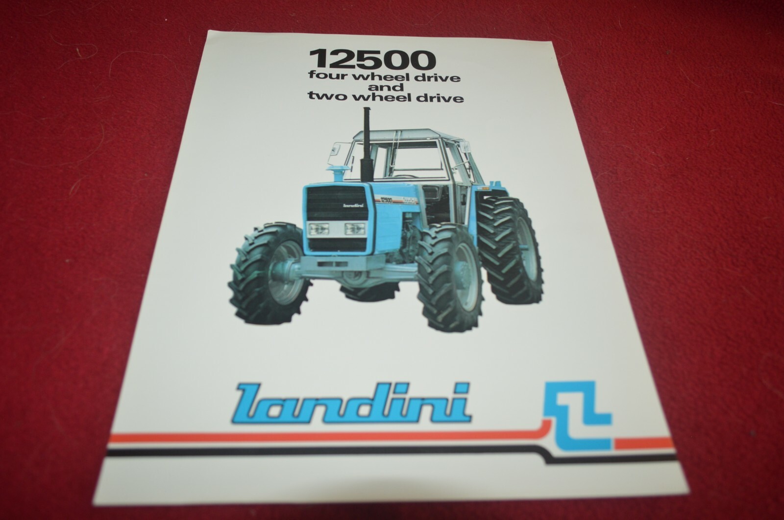 Landini 12500 Tractor Dealer's Brochure FCCA | eBay
