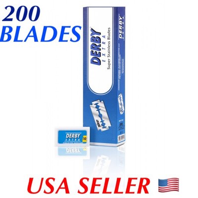 Derby Professional Double Edge Barber Super Stainless 200 Safety Razor ...