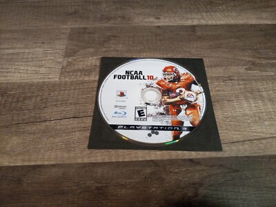NCAA Football 10 PlayStation 3 2009 Disc Only Tested And Works Free ...