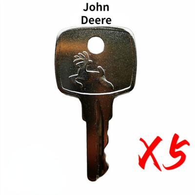 5 Keys For John Deere Ignition AT195302 Tractor Combine Harvester ...
