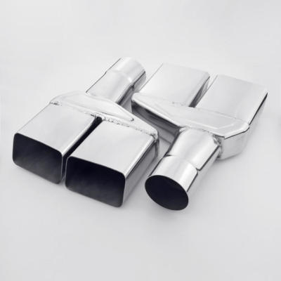 Pair Quad Square Outlet 2.5" in Exhaust Tips For 1970-1974 Dodge ...